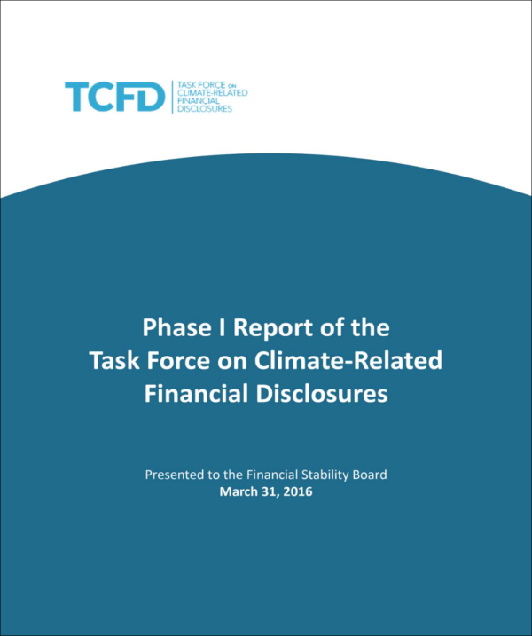 The Task Force on Climate-related Financial Disclosures: Phase 1 - TIIP ...