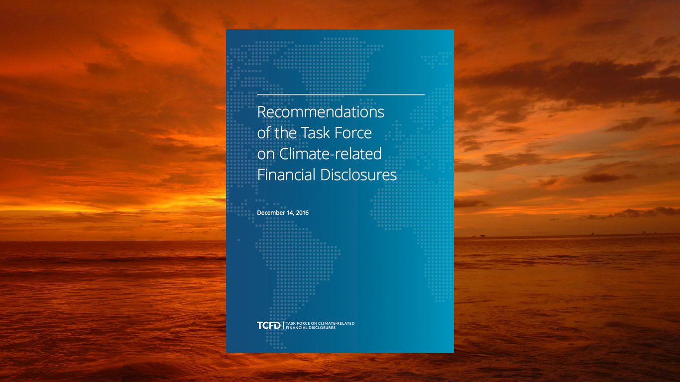 Recommendations of TCFD on Climate-Related Financial Disclosures - TIIP ...