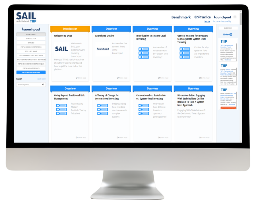 May Newsletter - TIIP The Investment Integration Project