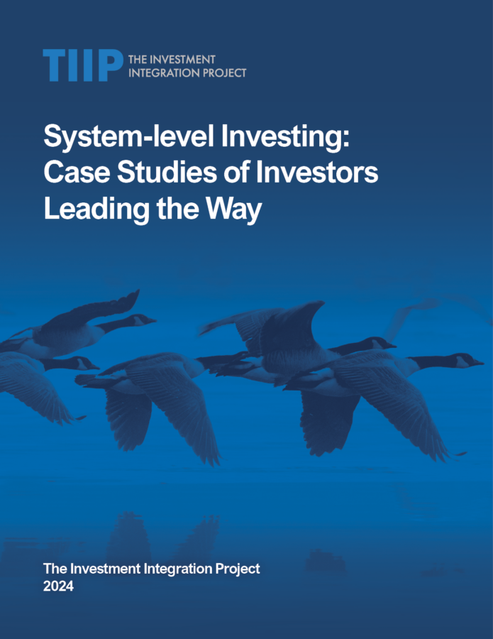 The Investment Integration Project Releases New Report “System-level ...